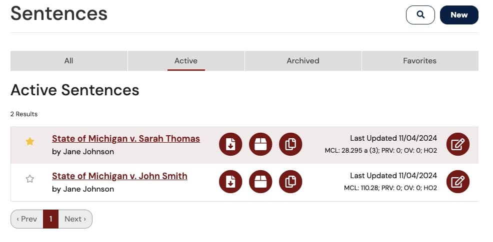 Michigan Sentencing Guidelines Calculator - How it Works